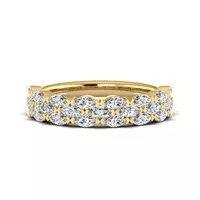 Helena Lab Diamond Anniversary Band - 14K Yellow Gold