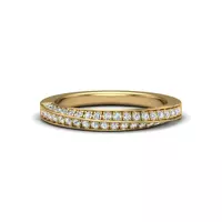 Journee Double-Row Pave Band - 18K Yellow Gold