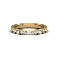 Willa Pave Band - 14K Yellow Gold