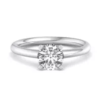 Valeria Solitaire Engagement Ring - Platinum