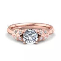 Amy Engagement Ring - 14K Rose Gold