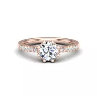 Ana Engagement Ring - 14K Rose Gold