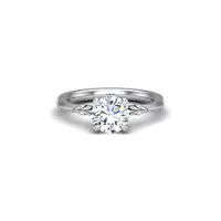 Stephanie Engagement Ring - 14K White Gold