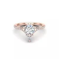 Holly Engagement Ring - 14K Rose Gold