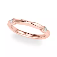 Amorette Vintage Band - 14K Rose Gold