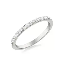 Paloma Pavé Band - 14K White Gold