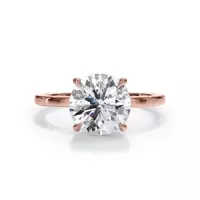 Bellora Solitaire Engagement Ring - 14K Rose Gold