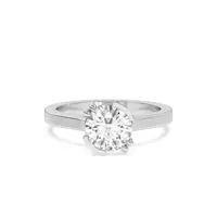 Fusion Mixed Prong Engagement Ring - Platinum