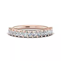 Alma Lab Diamond Anniversary Band - 14K Rose Gold