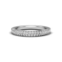 Journee Double-Row Pave Band - 18K White Gold