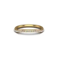 Angela Pave Band - 14K Yellow Gold