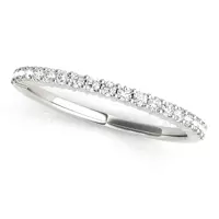 Verona Band - 14K White Gold