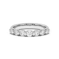 Uma Graduated Diamond Band - 14K White Gold