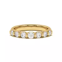 Uma Graduated Diamond Band - 18K Yellow Gold