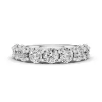 Tradition Nine-Stone Lab Diamond Band (2.50 ct. tw.) - 18K White Gold