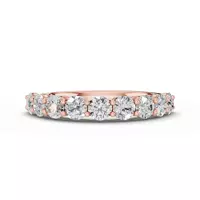 Tradition Nine-Stone Lab Diamond Band (1.00 ct. tw.) - 14K Rose Gold