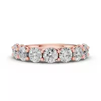 Tradition Nine-Stone Lab Diamond Band (2.50 ct. tw.) - 14K Rose Gold