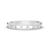Forma Flow Band - 14K White Gold