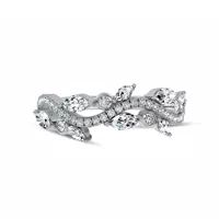 Wildflower Diamond Band - 14K White Gold
