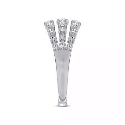 Starlight Graduated Triple Row Diamond Band (1.00 ct. tw.) - Platinum
