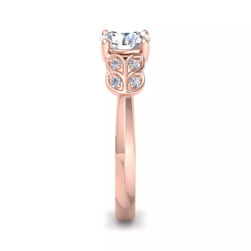 Amy Engagement Ring - 14K Rose Gold