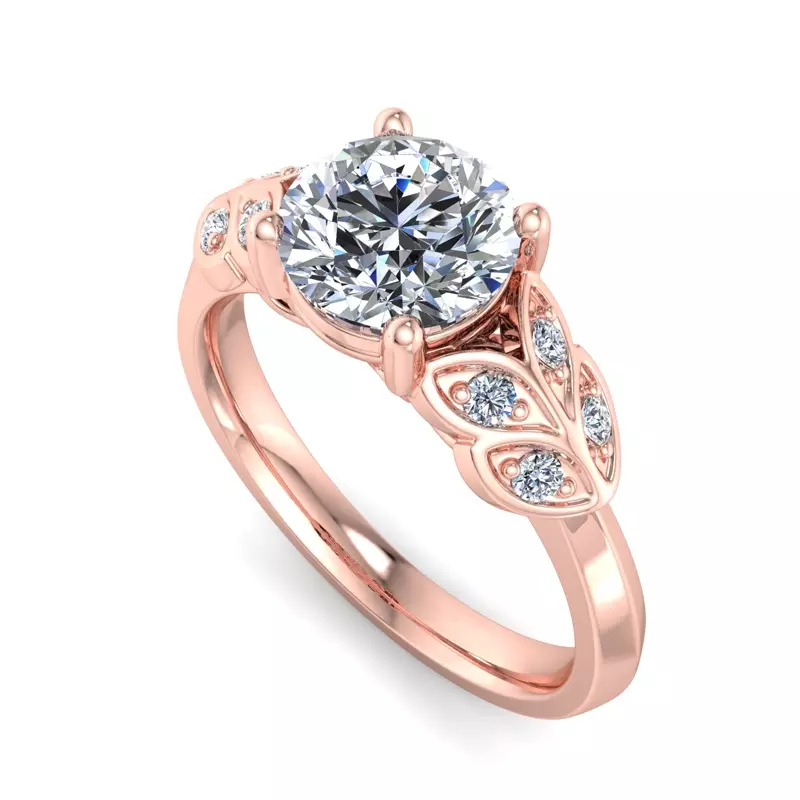 Amy Engagement Ring - 14K Rose Gold