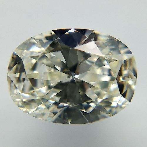 2.17 Carat Natural Diamond Oval Cut VVS1 K Color GIA Certified