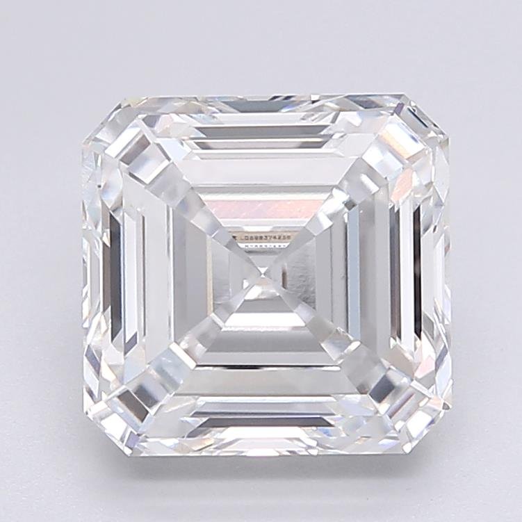 4.39 Carat Lab Grown Diamond, Asscher Cut, VS1, F Color, IGI Certified