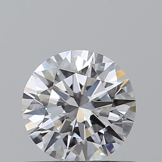 0.53 Carat Natural Diamond, Round Cut, FL, D Color, GIA Certified