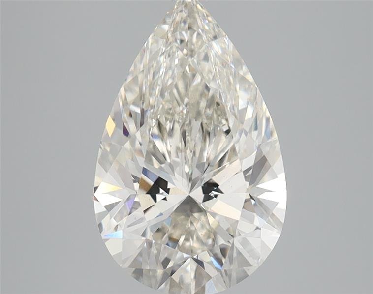 2.50 Carat Lab Grown Diamond, Pear Shaped, VS1, H Color, IGI Certified